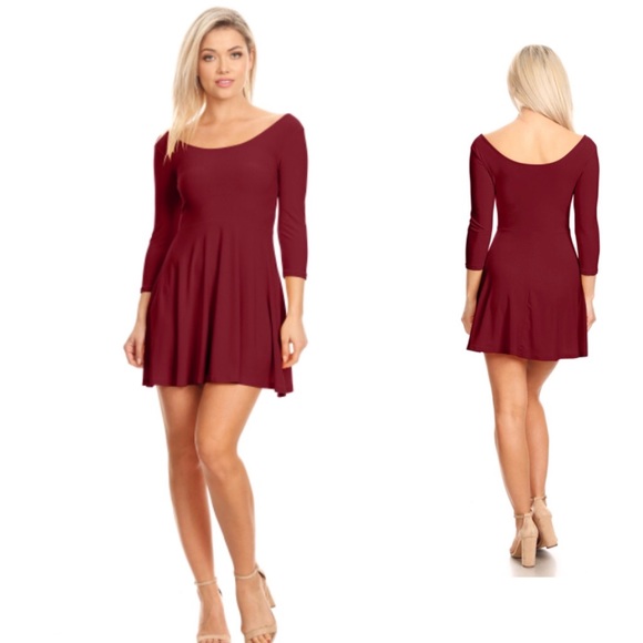 Simlu | Dresses | Simlu Fit And Flare A Line Skater Mini Dress M | Poshmark